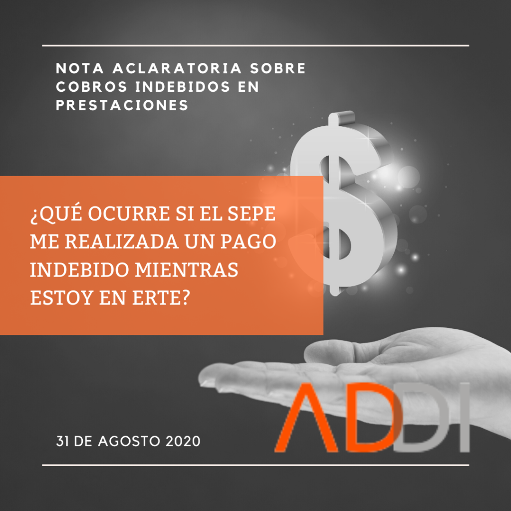 Aclaración sobre cobros indebidos en prestaciones - addiconsulting
